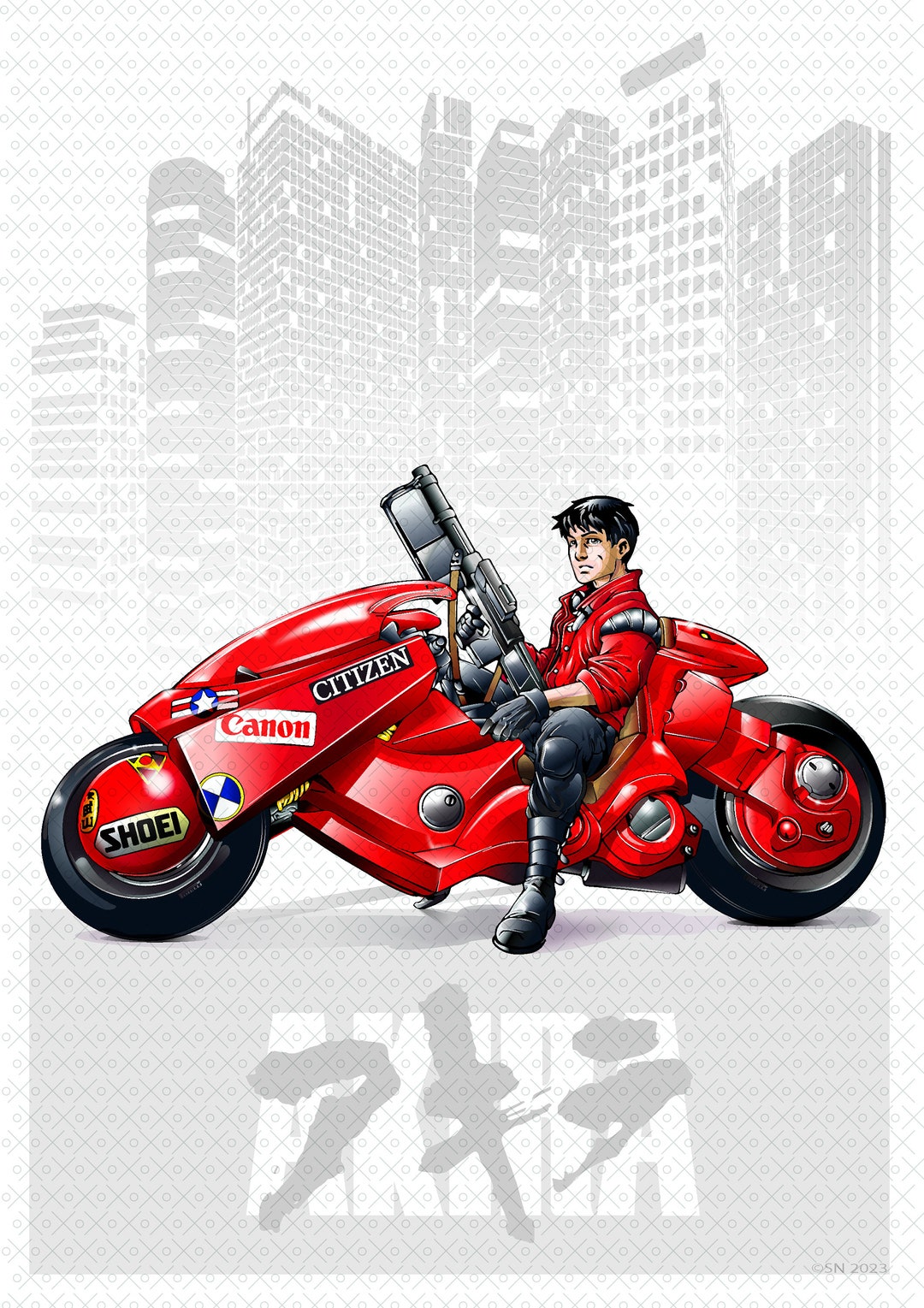 AKIRA Poster A3 30cm X 42 Cm Portrait - Etsy