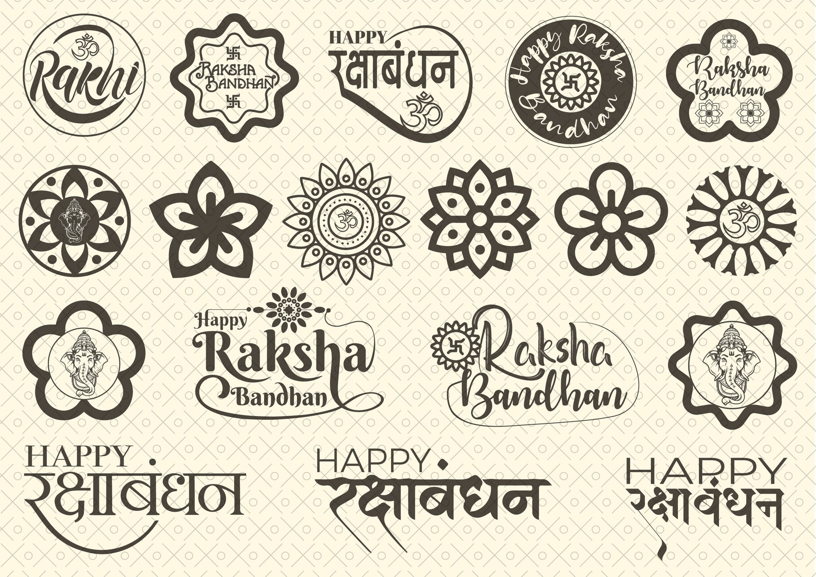 Raksha Bandhan.rakhi, Indian, Hindu Culture. SVG, EPS, PNG - Etsy