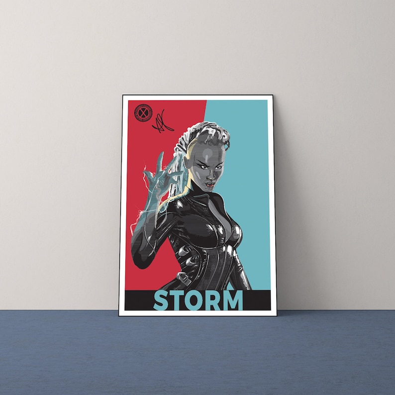 Storm, Xmen. A3 Poster Marvel, Superhero, Hi Res JPEG Portrait. - Etsy