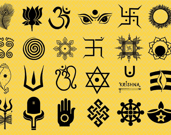 Hindu Symbols, Om Sign SVG - Etsy Canada