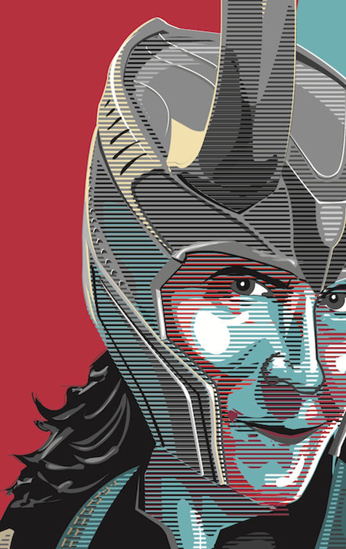 Loki Asgard . A3 Poster Marvel Superhero Hi Res JPEG - Etsy