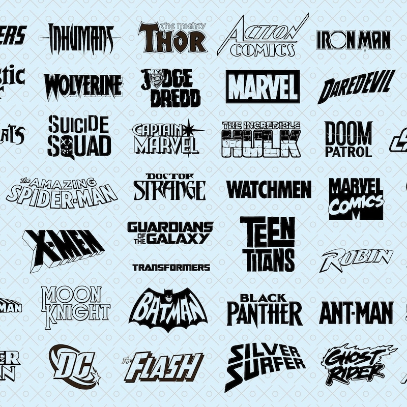 Dc Comic Logo Svg - Etsy UK