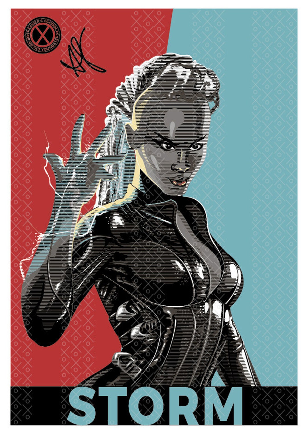 Storm, Xmen. A3 Poster Marvel, Superhero, Hi Res JPEG Portrait. - Etsy