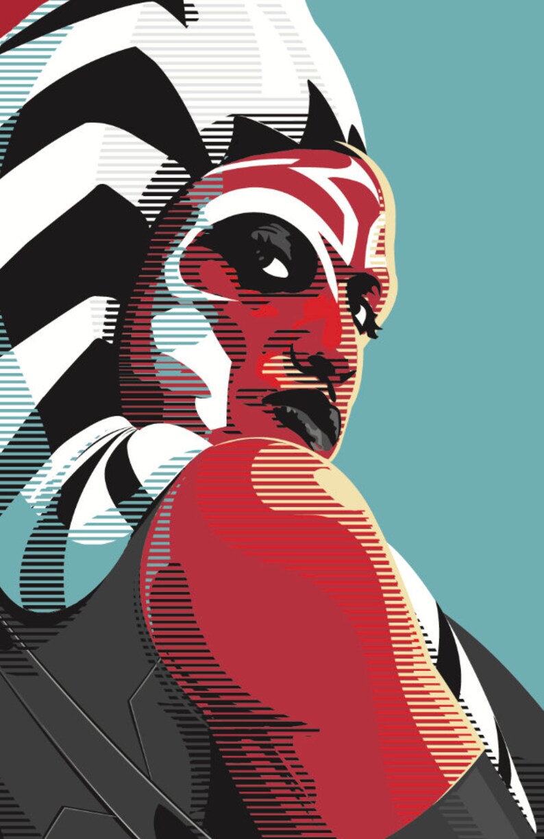 Ashoka, Jedi. A3 Poster, Starwars. Hi Res JPEG Portrait. - Etsy Canada