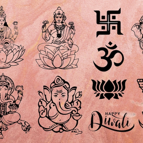 Hindu Gods SVG - Etsy
