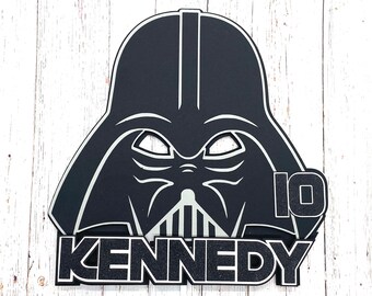 STAR WARS - Darth Vader - Acrylic Cake Topper - Birthday - Any Occasion ...