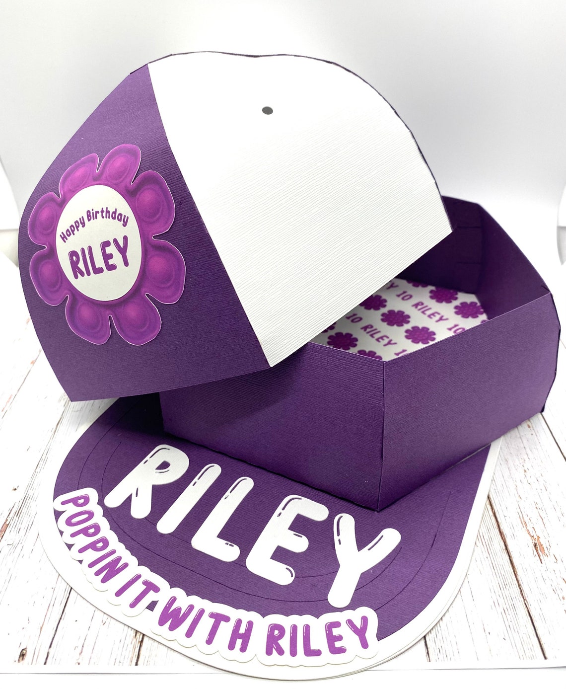 Baseball Cap Hat Favor Box Favor box Gift Box Treat | Etsy