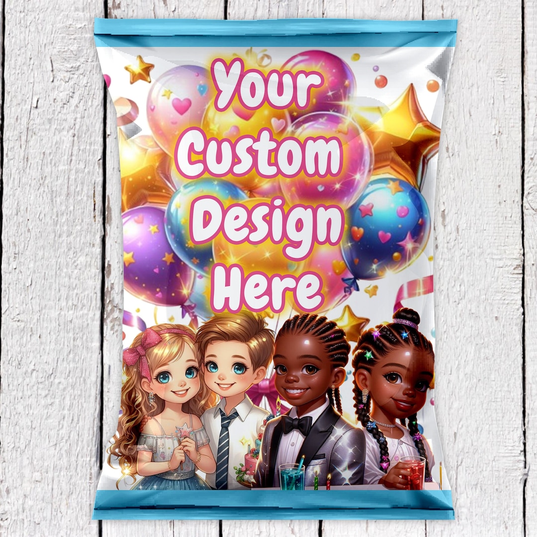 Chip Bags | Custom Chip Bag - Etsy