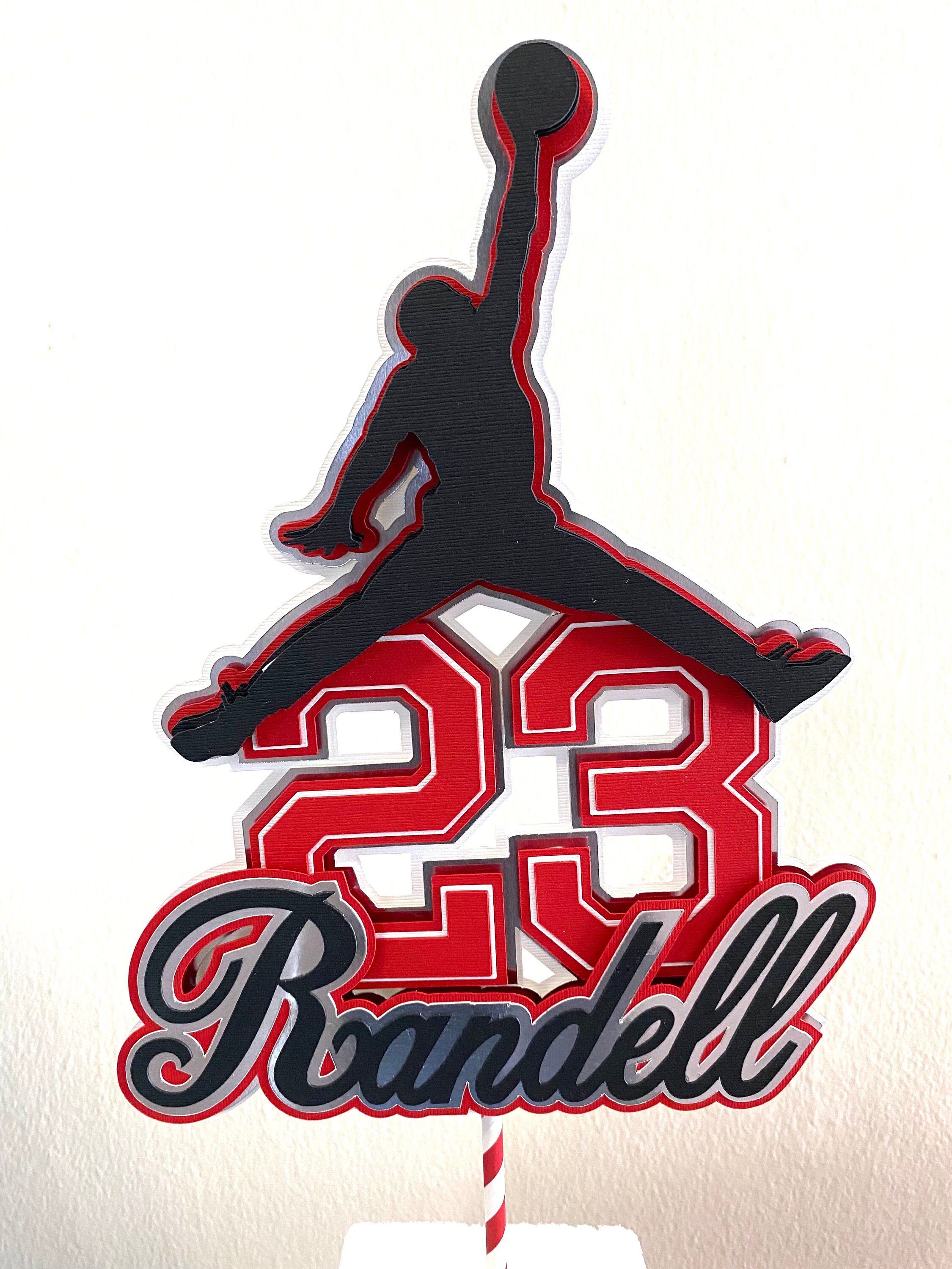 Jordan Cake Topper Chicago Bulls Basketball - Etsy