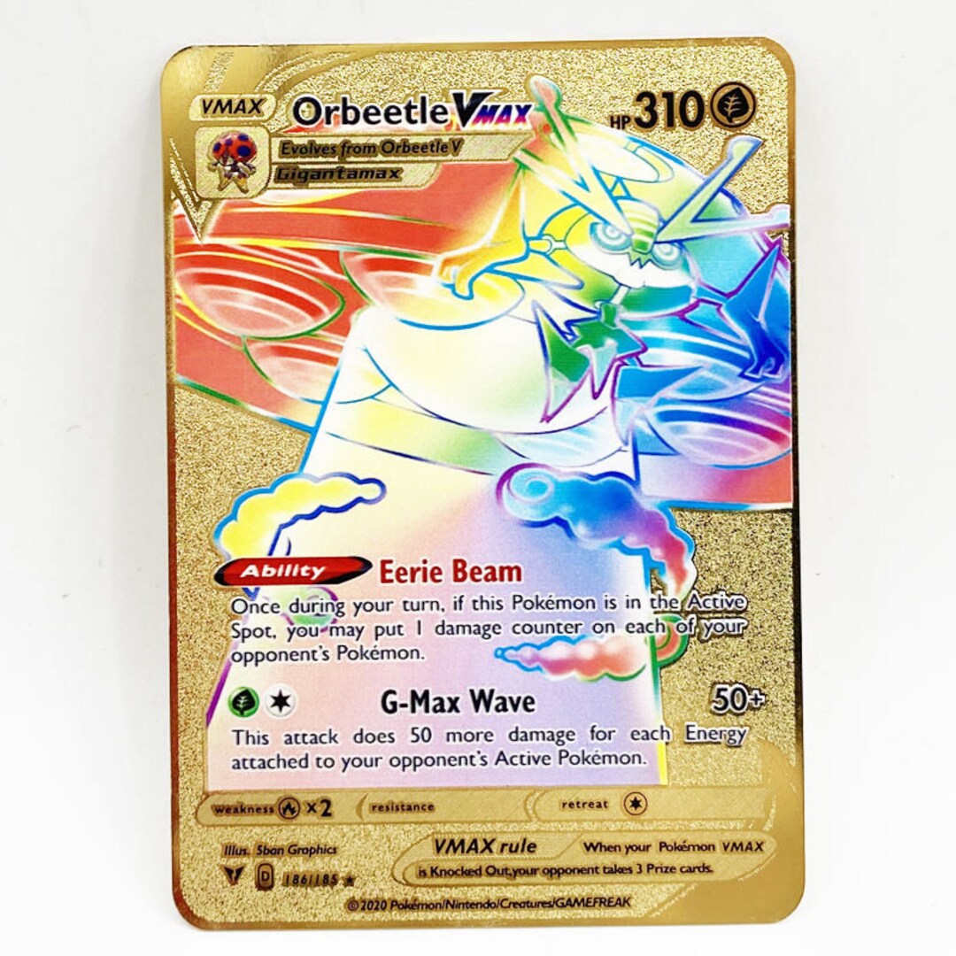 Rare Metai Orbettle Pokemon Card Gx/ex/mega/v/vmax Souvenir - Etsy