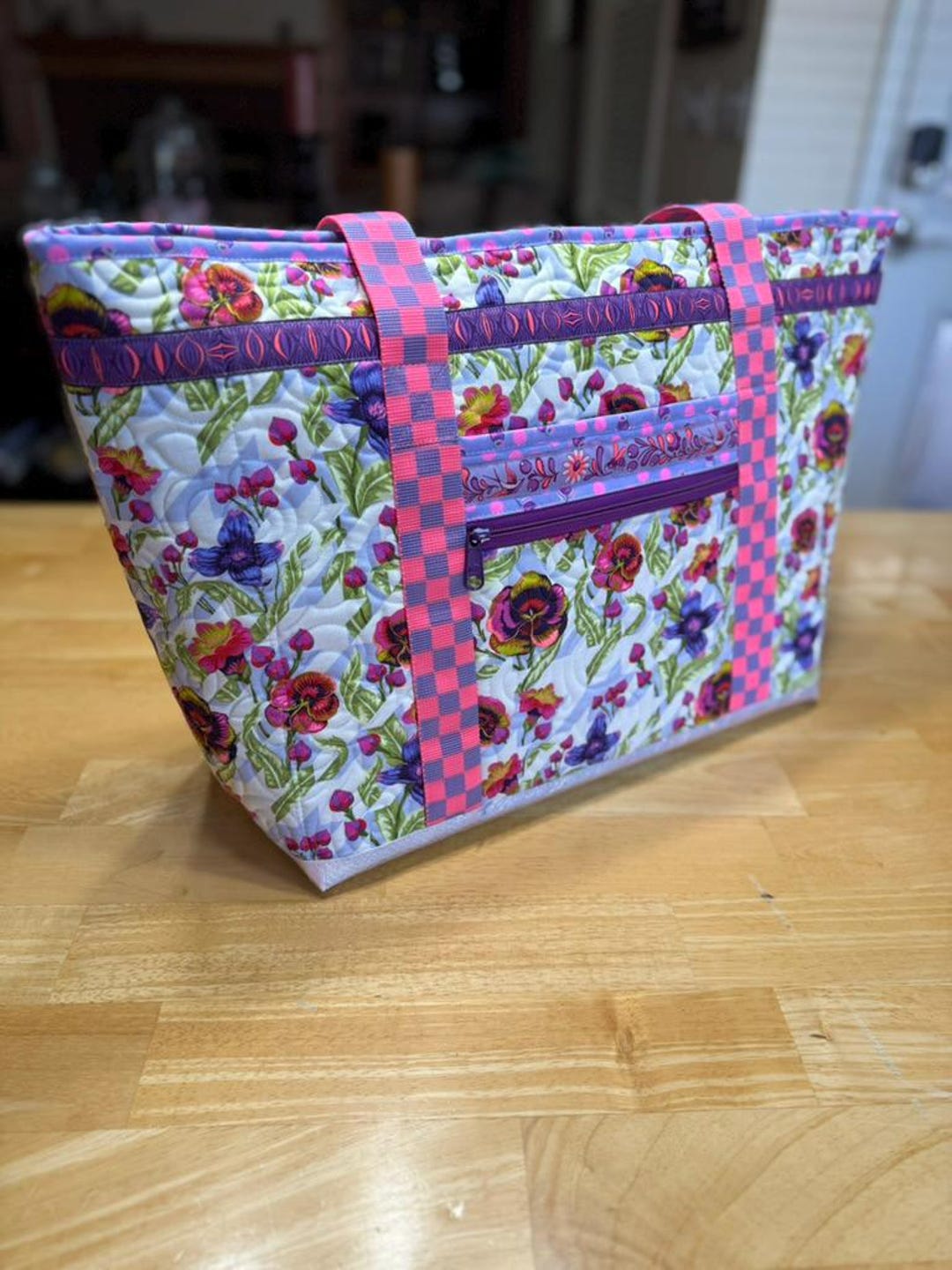 Two Big Totes - Large Size (tula Pink Untamed) - Etsy