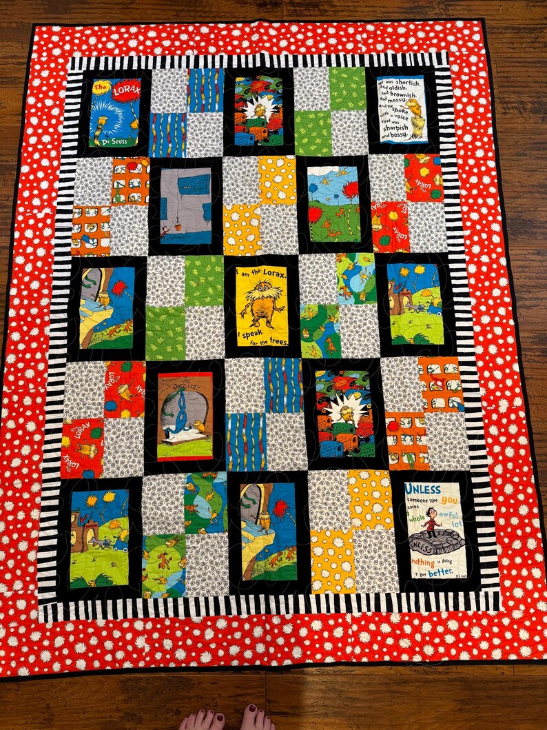 Quilt - Dr. Seuss' the Lorax - Etsy