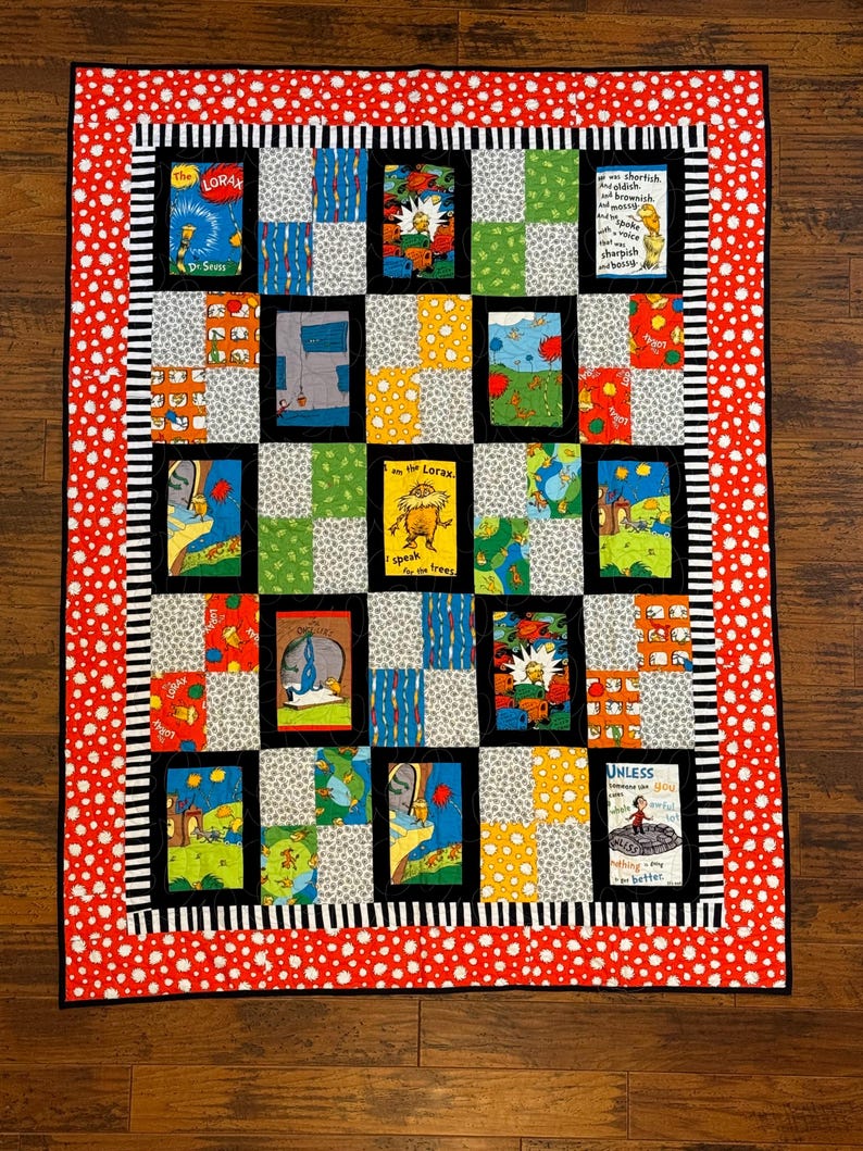 Quilt - Dr. Seuss' the Lorax - Etsy