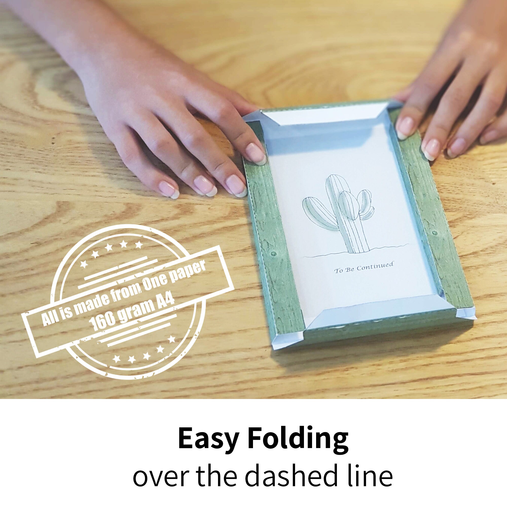 Decoration Beside the Window , Old Frame Look , DIY, Origami Frame From ...