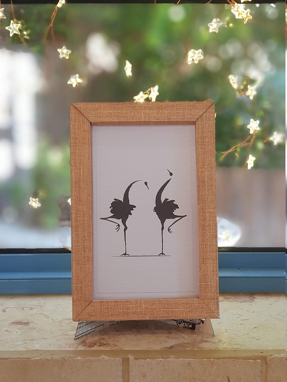 Picture Frame gift DIY Frame Origami Frame Simple DIY A4 Origami Ostrich Drawings Picture Framing Paper Frames DIY Etsy