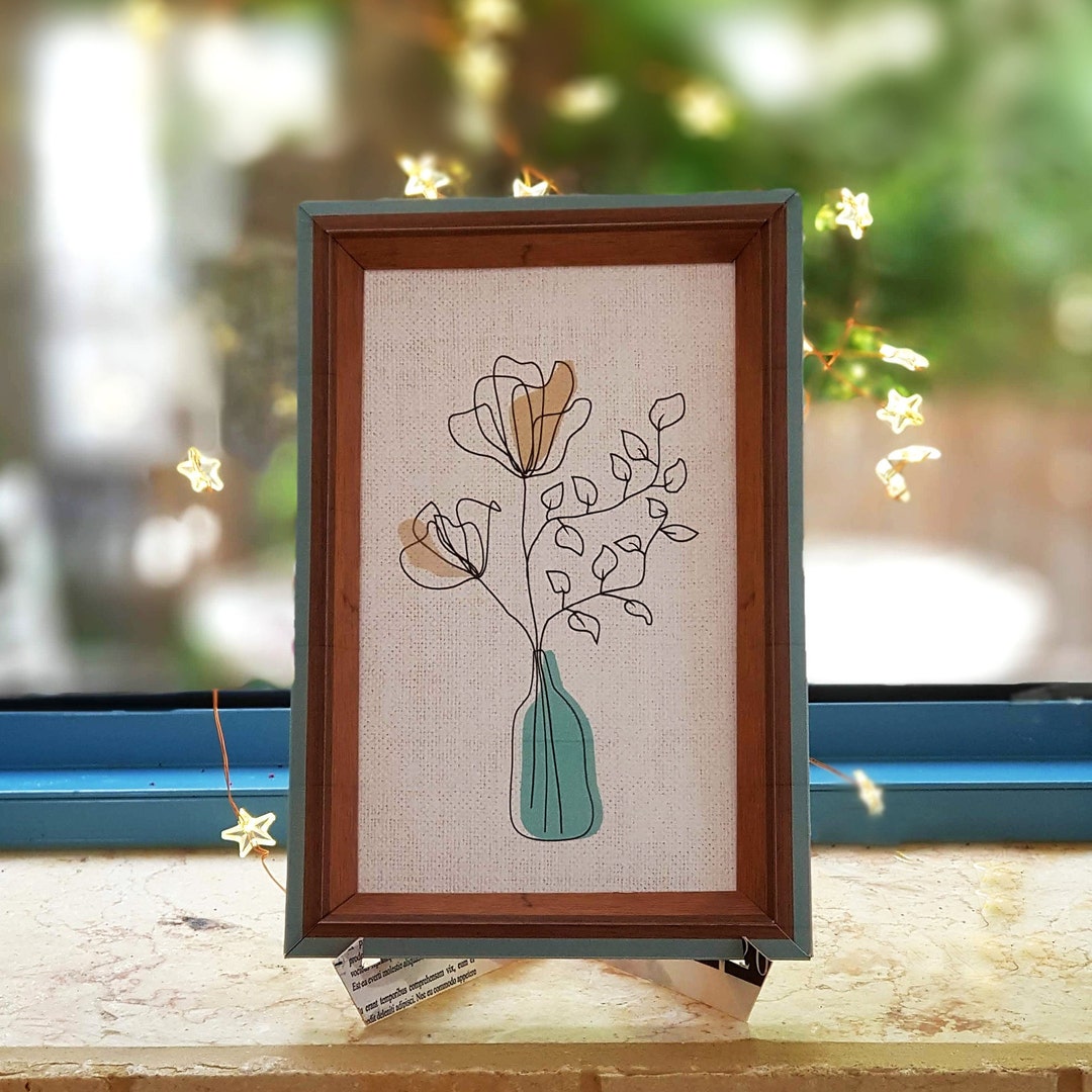 Picture Frame Home Made gift DIY Paper Frame Kit Origami - Etsy