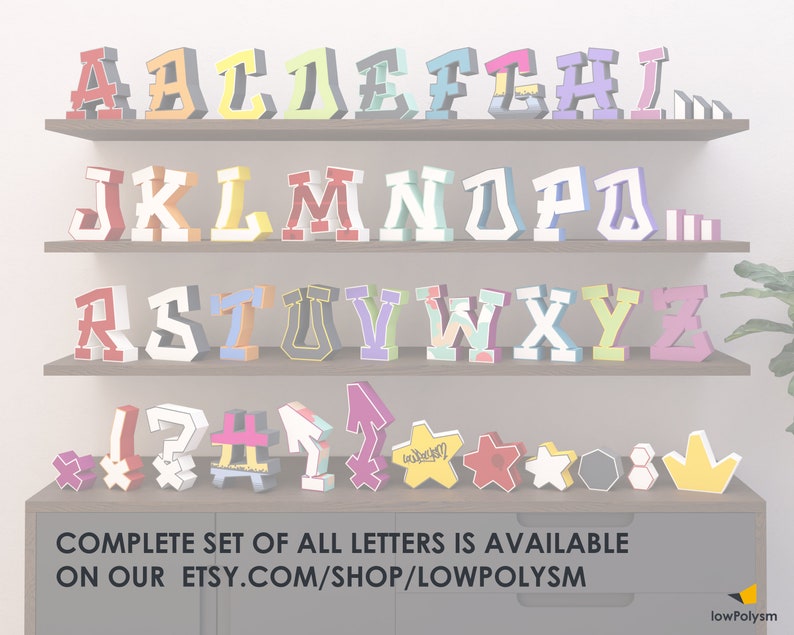 Graffiti 3d Letter R Template Files for Manual or Machine Cut - Etsy