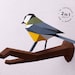 Great Tit Make Your Own Bird 3D Papercraft, Printable Bird Template ...