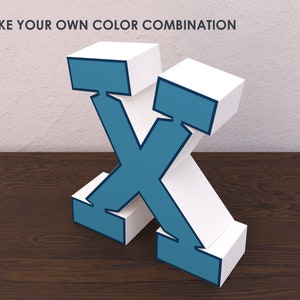 Graffiti 3d Letter X Pattern, PDF, SVG Template File, DXF Cut Template ...