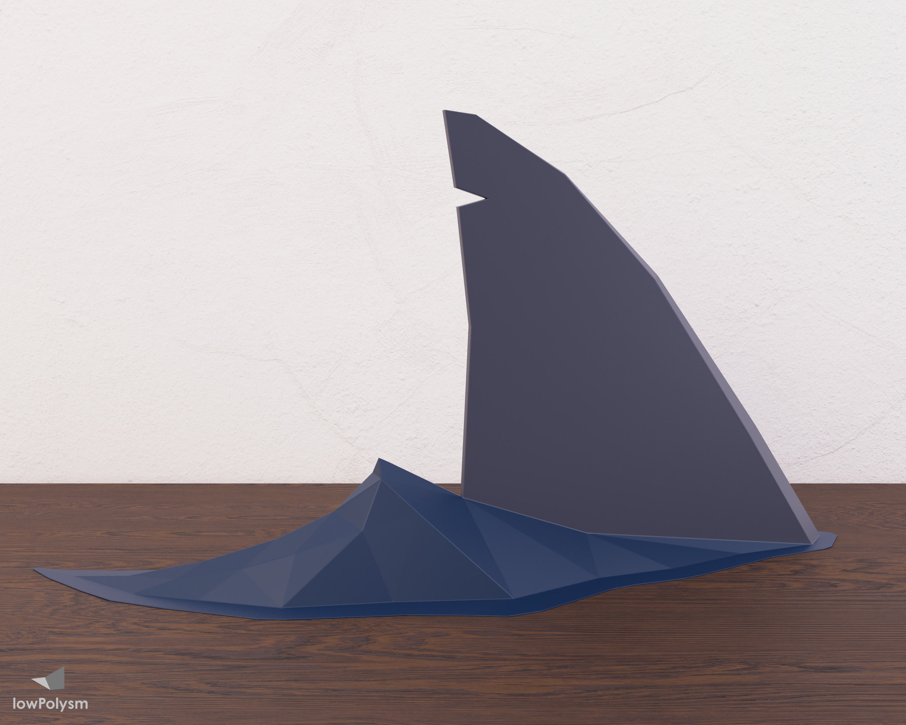 White Shark Fin Papercraft 3D Shark Fin Paper Sculpture Fin - Etsy Canada