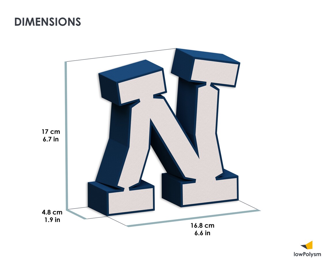 Graffiti 3d Letter N Template Printable Letter for 3d Sign - Etsy Canada