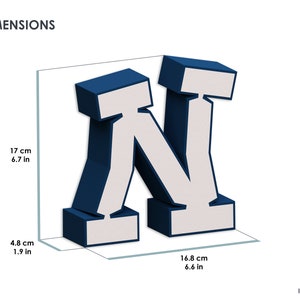 Graffiti 3d Letter N Template, Printable Letter for 3d Sign, 3d ...