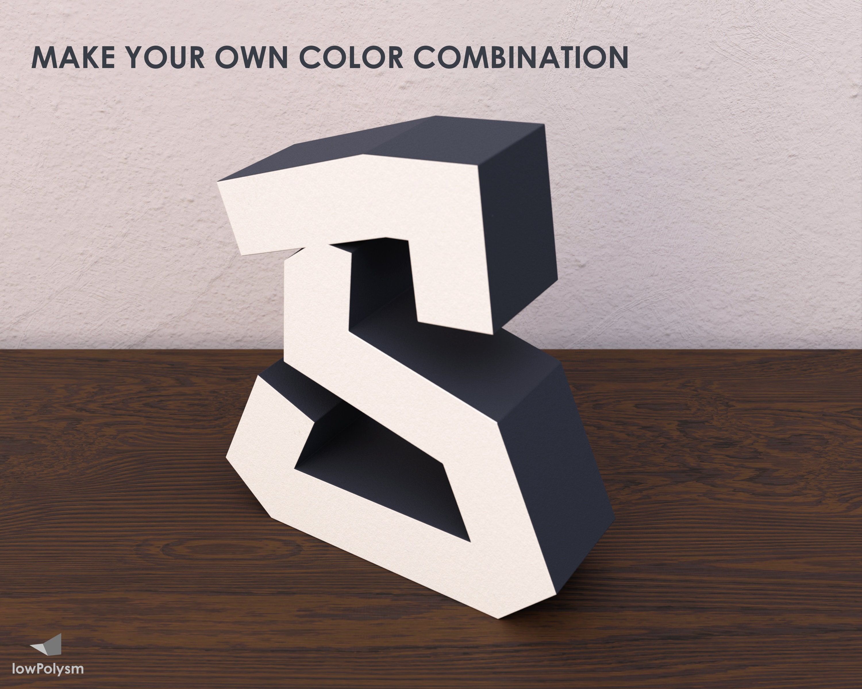 Graffiti 3D Letter S Template: Paper Alphabet, Cricut Ready (digital ...