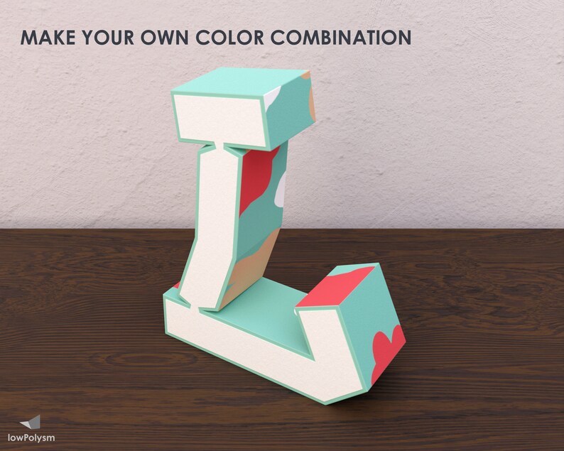 Graffiti 3d Letter L SVG Template PDF Template File DXF | Etsy