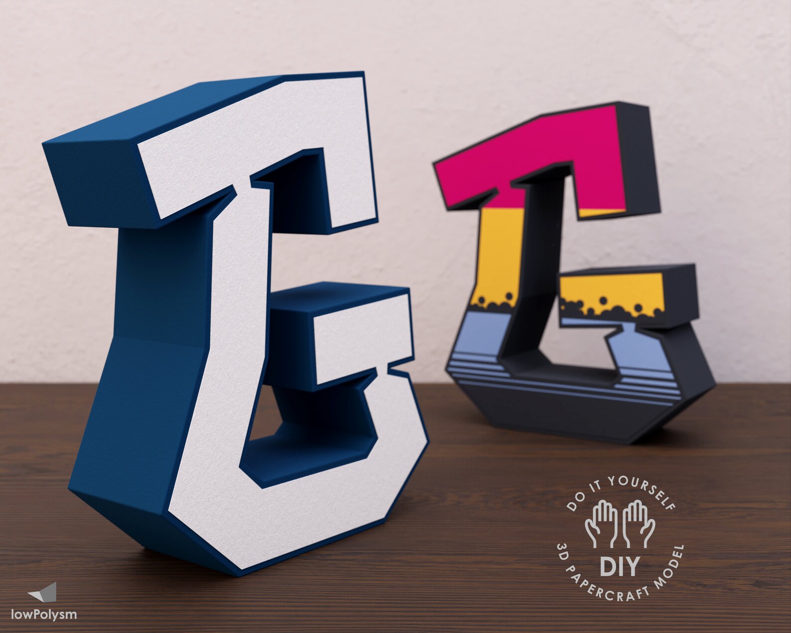 Graffiti 3d Letter G Template Printable Letter 3d Sign - Etsy