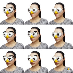 Do It Yourself Eyes Mask Paper Craft, Printable Templates PDF, SVG ...