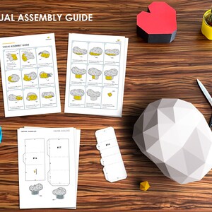 DIY Chefs Hat Printable Low Poly Chef Hat Papercraft 3D - Etsy Canada