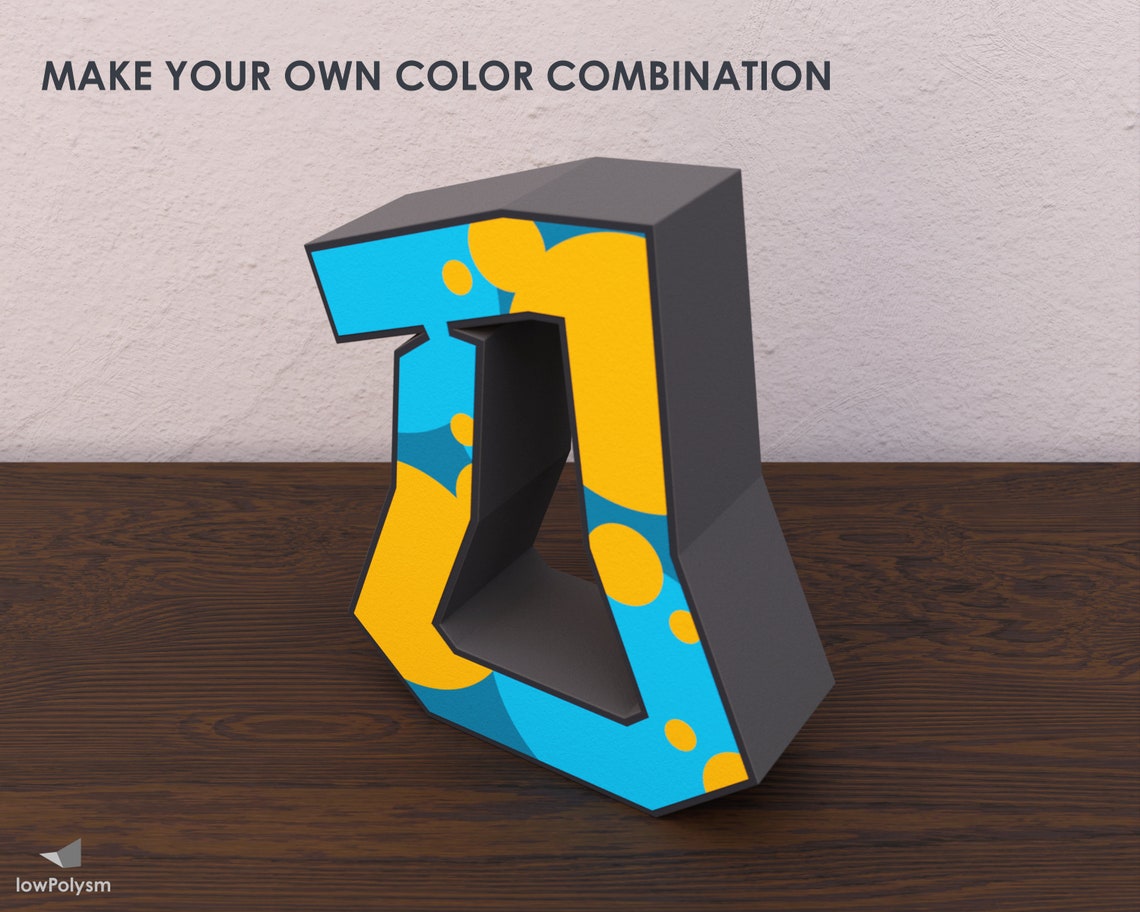 Graffiti 3d Letter O Template DIY Paper Letters 3d Block - Etsy