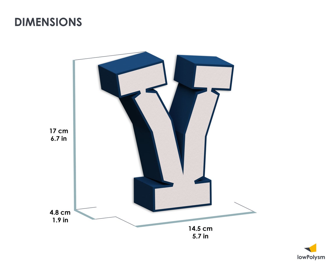 Graffiti 3d Letter V PDF Template DXF SVG 3d Letter Patterns - Etsy