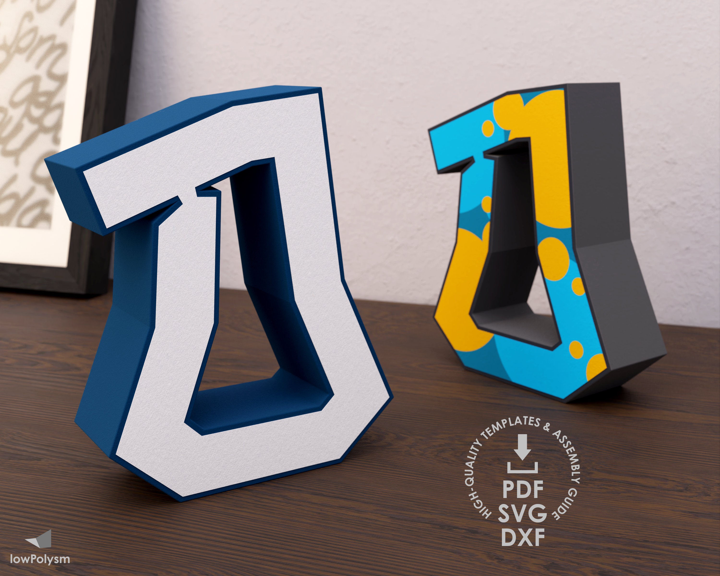 3d Block Letters Template