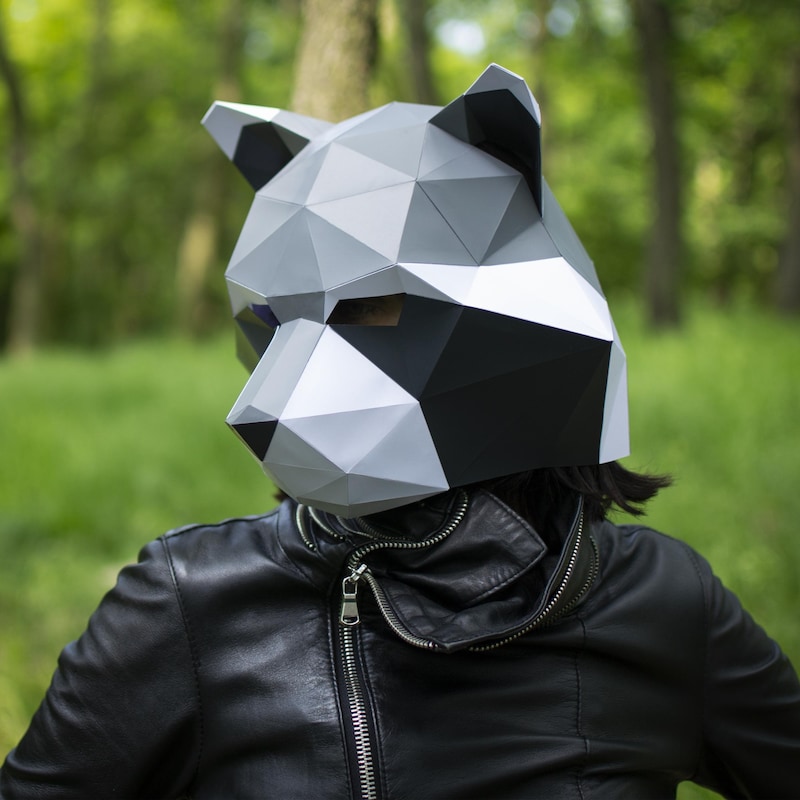Paper Animal Mask - Etsy