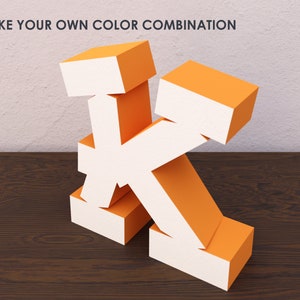 Graffiti 3d Letter K Template, SVG 3d Letters for Cricut, Silhouette ...