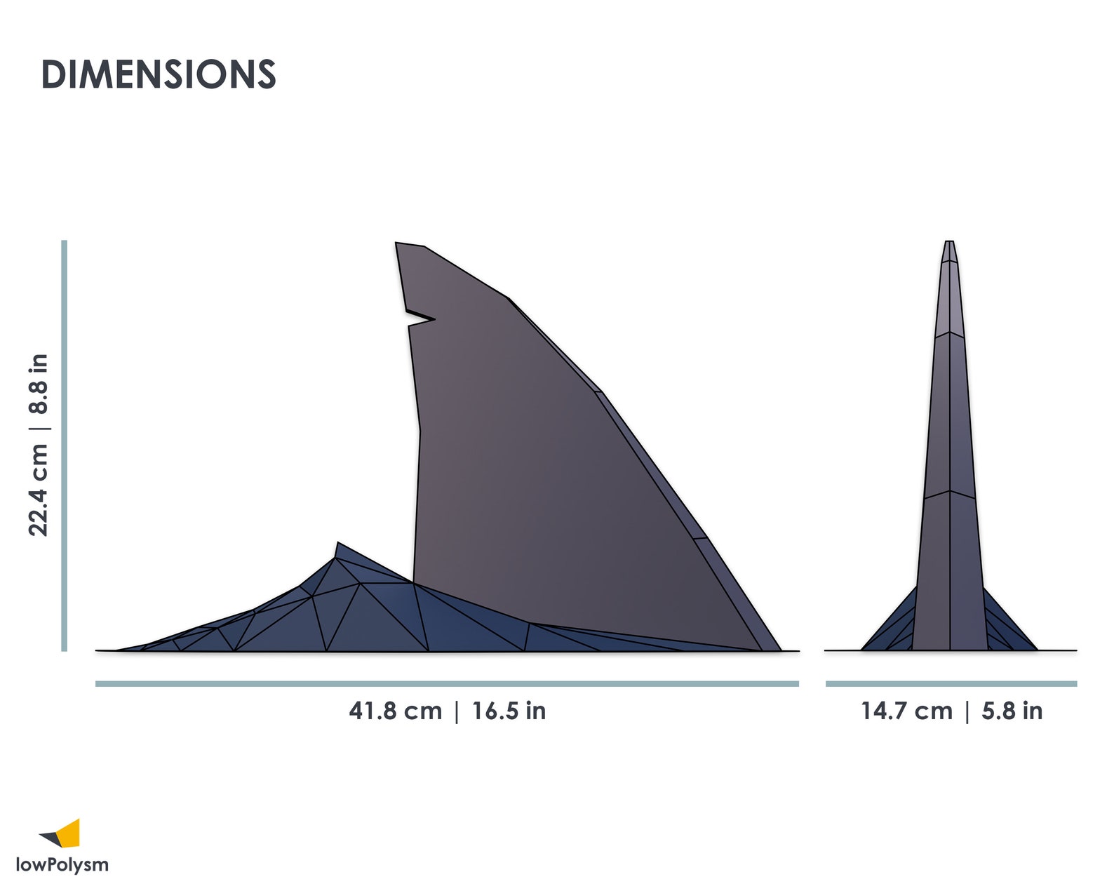 White Shark Fin Papercraft 3D Shark Fin Paper Sculpture Fin - Etsy Canada