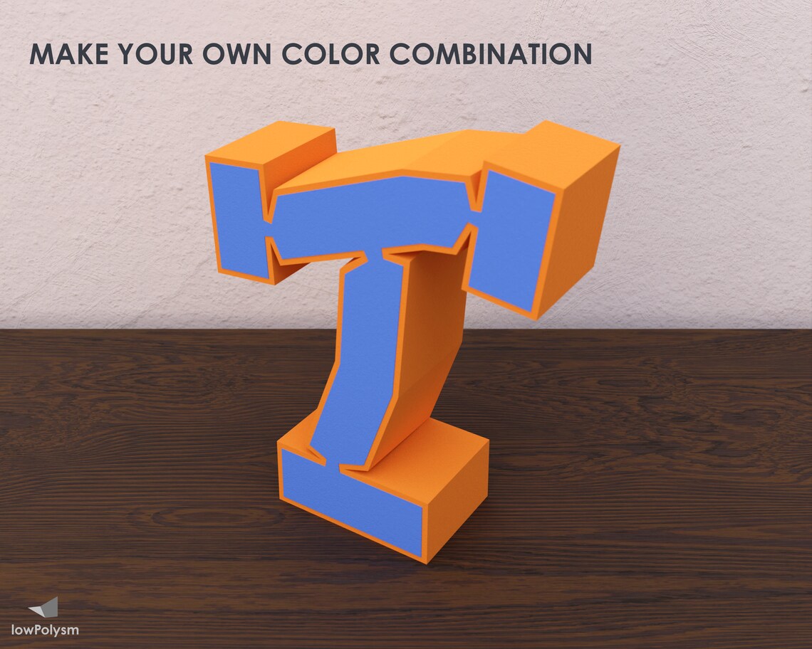 Graffiti 3d Letter T Printable Template Instant Download - Etsy
