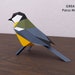 Great Tit Make Your Own Bird 3D Papercraft, Printable Bird Template ...