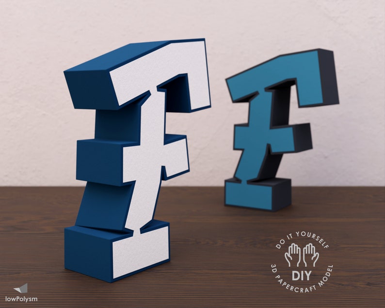 Graffiti 3d Letter F PDF DXF Pattern SVG 3d Letters for - Etsy