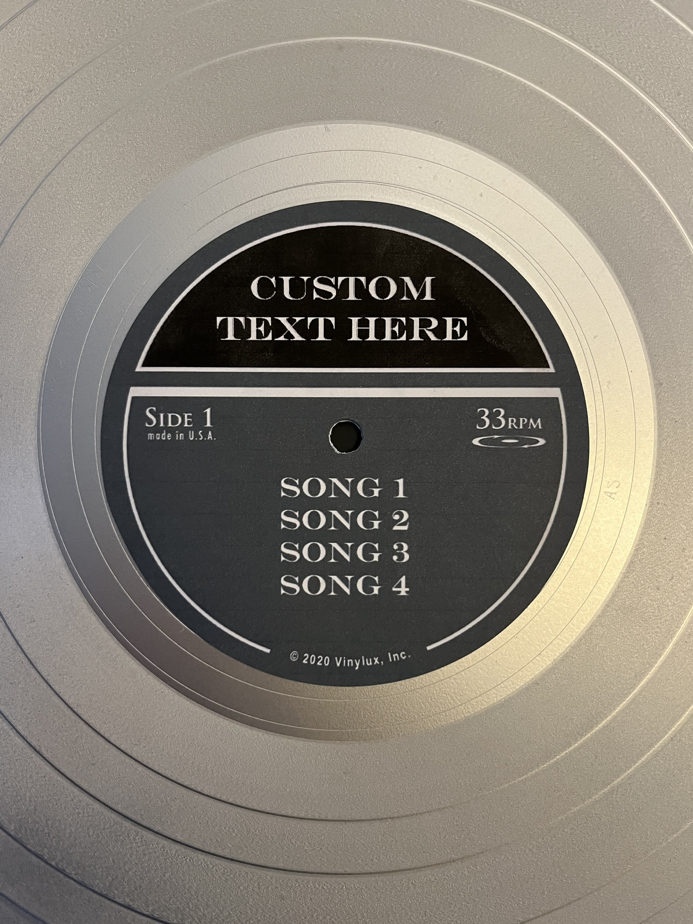 Custom Vinyl Record Plaque real Vinyl - Etsy