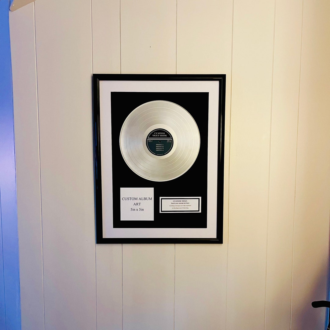 Custom Vinyl Record Plaque real Vinyl - Etsy