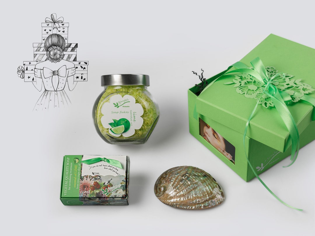 Lime Luxury Pamper Gift Box, Birthday Gift for Her, Hug in a Box, Self ...