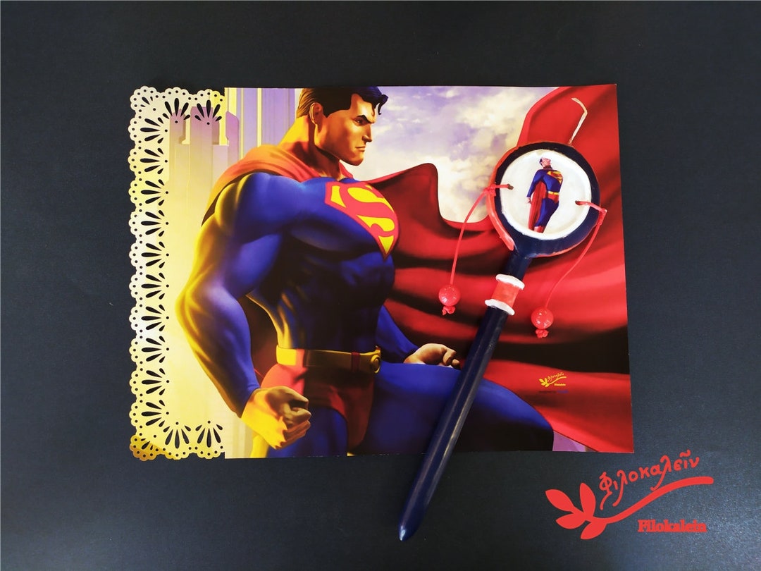 Superman Easter Candle, Superman Easter Lampada, Superhero Labada ...