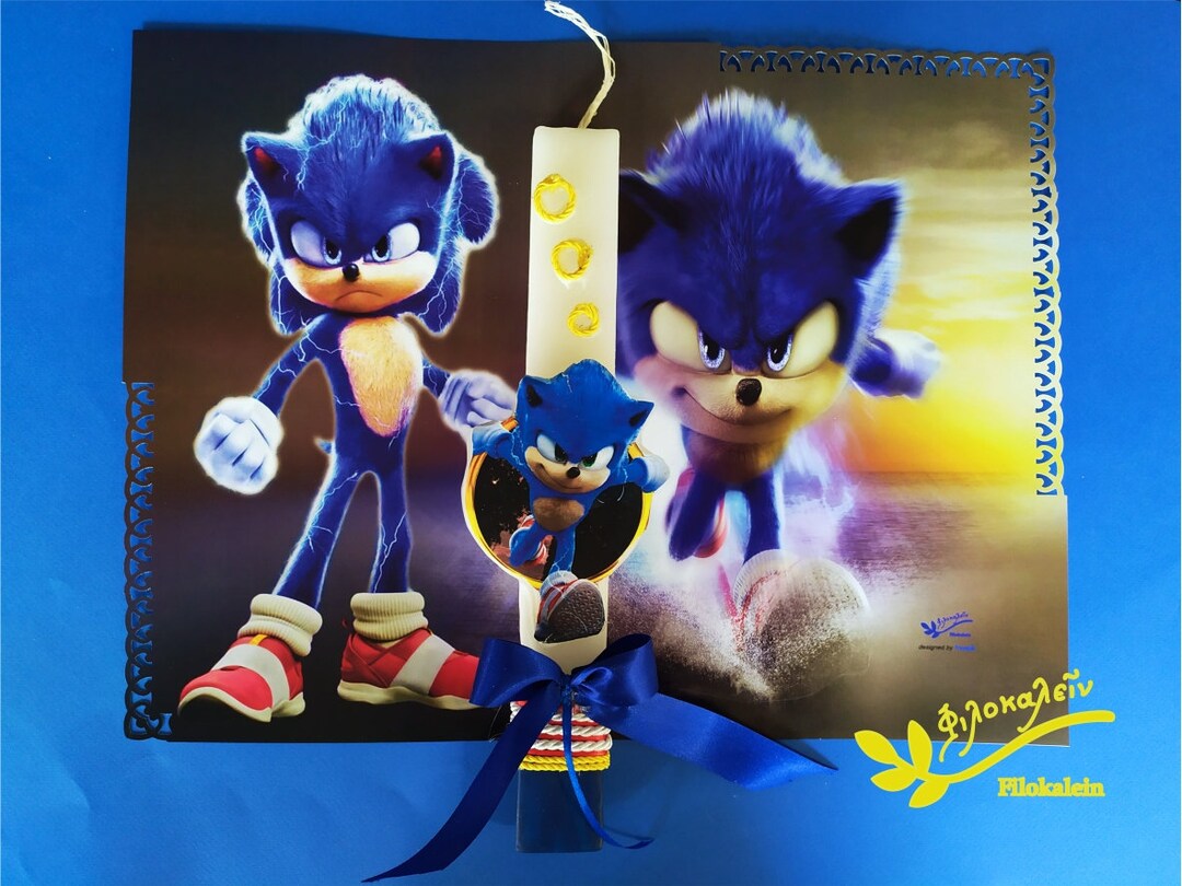 Sonic the Hedgehog Easter Candle, Disney Easter Lampada, Boy Labada ...