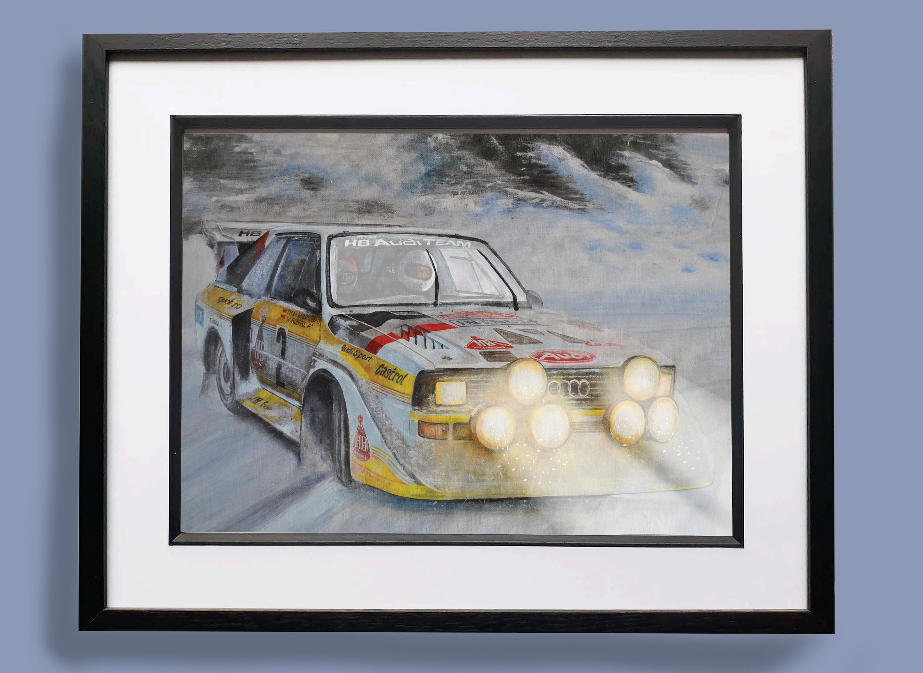 Audi quattro S1 Group B Rally Walter Rohrl | Etsy