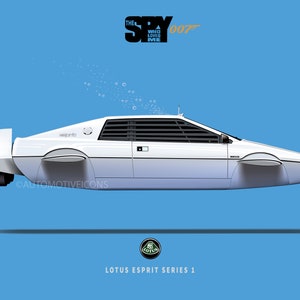 The Spy Who Loved Me 007 James Bond Lotus Esprit S1 (SUBMARINE ...