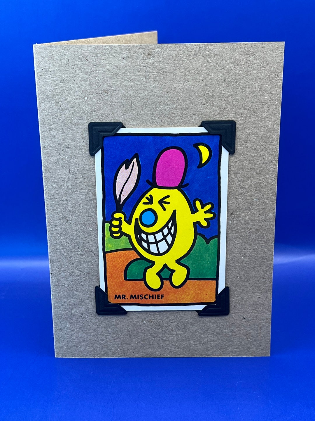 Vintage Mr Men Mr Mischief Character Card Keepsake Greeting Card - Etsy