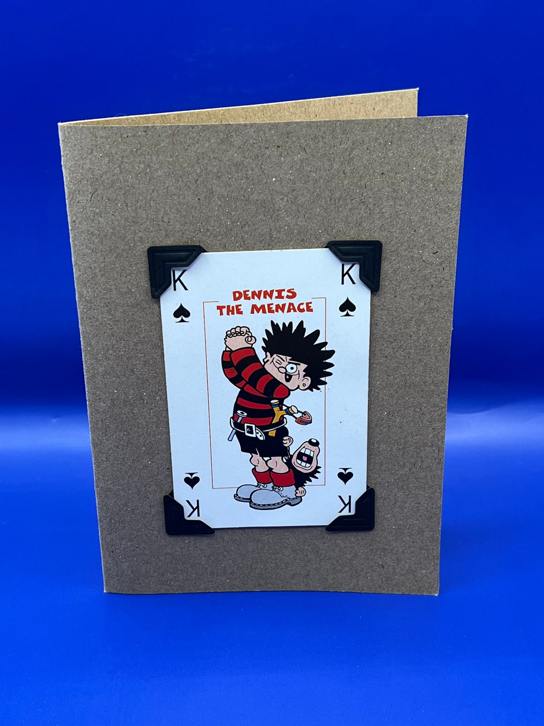 Vintage Beano Dennis the Menace Character Card Keepsake Greeting Card ...