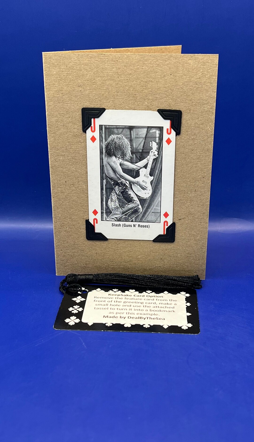 Vintage Slash Guns N Roses 1993 Kerrang Original Playing Card Keepsake ...